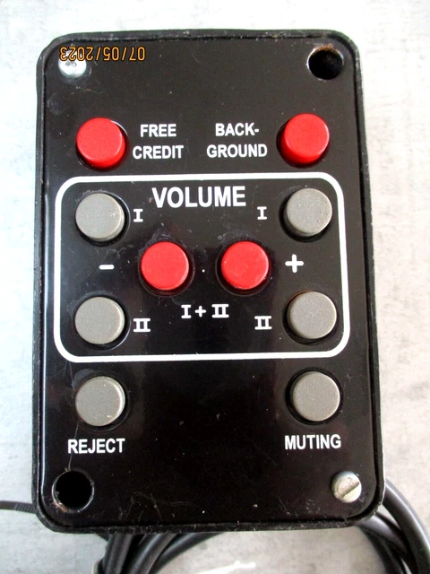 NSM JUKEBOX REMOTE Volume Control (wired) Performer, Hyperbeam, Wizard ...