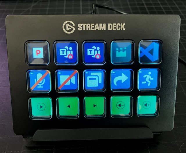 ELGATO STREAM DECK MK.2 Full-size Wired USB Keypad w/ 15 Customizable ...