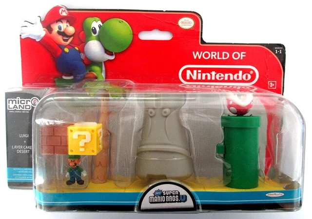 SUPER MARIO MICRO Figurine Nintendo Playset Luigi PVC Figurine Jakks ...