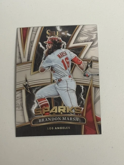 2022 PANINI SELECT Sparks SP1 Brandon Marsh Rookie Card Philadelphia ...