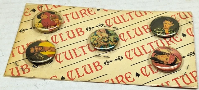 VINTAGE CULTURE CLUB Boy George band pins/buttons $25.00 - PicClick