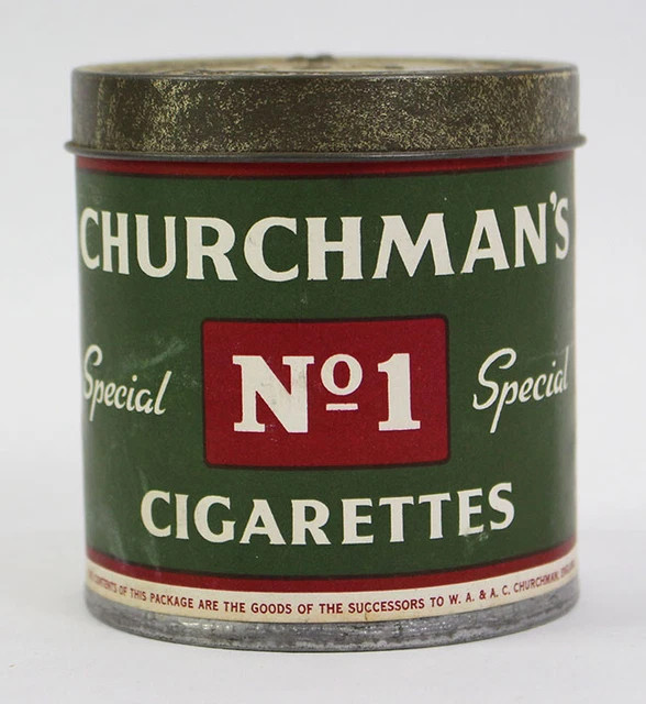 BOITE DE CIGARETTES "Churchman's" - US ARMY WW2 (matériel original ...