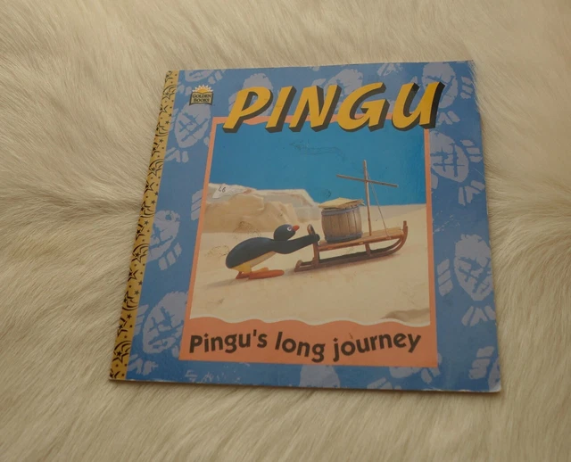 PINGU BOOK VINTAGE PINGU Tv Show 1996 Vtg Golden Book Vintage Penguin ...