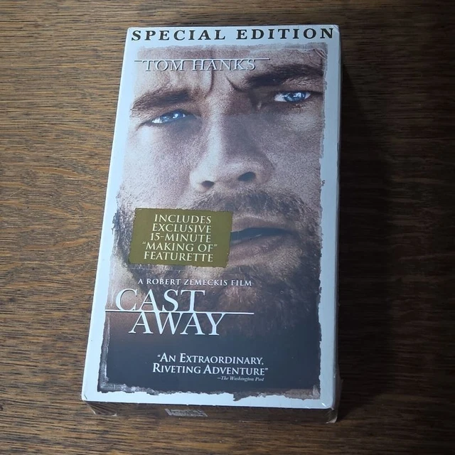 NWT 20TH CENTURY Fox Cast Away VHS Tape Special Edition Tom Hanks Film Movie £4.51 - PicClick UK