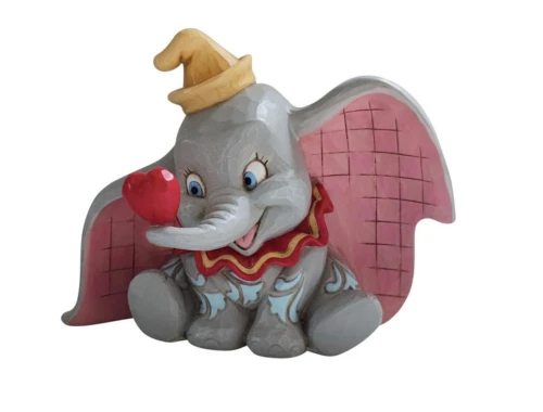 DISNEY TRADITIONS JIM Shore 2023 Dumbo with Heart Valentine Figurine ...