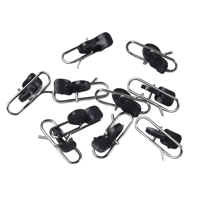 AUMENTARE LA DISTANZA di colata con la clip esca in acciaio inox 10 pz ...