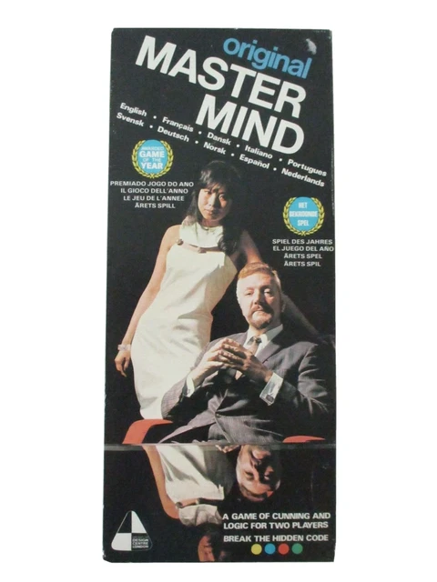 VINTAGE 1972 ORIGINAL Master Mind Mastermind Invicta Strategy Game ...