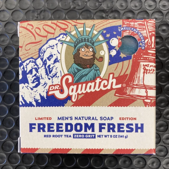 DR SQUATCH FREEDOM FRESH All-Natural Bar Soap Limited Edition Various ...