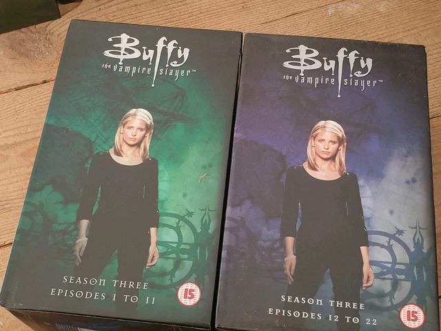 BUFFY THE VAMPIRE Slayer VHS Boxset Season Three Episode 1 -22 Video ...