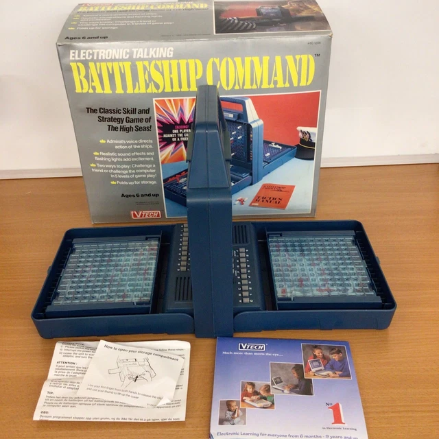 VTECH VINTAGE ELECTRONIC Talking Battleship Command In Box £38.99 ...