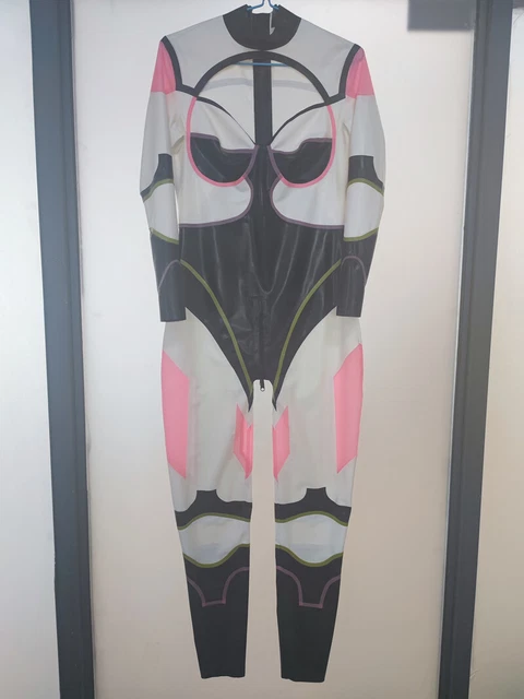 Latexanzug Gummi Catsuit Cosplay Suit Anzug Overall Kostüm Racing Uniform Men Xl Eur 4719