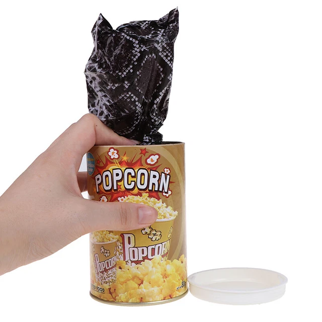 FUNNY POTATO CHIP Can Jump Spring Snake Toy Gift Jokes Prank Trick Fun ...