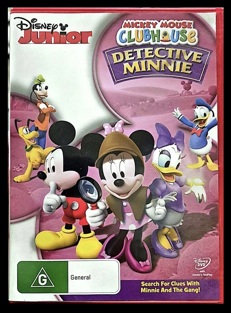 FREE POST MICKEY Mouse Club House Detective Minnie Region 4 DVD Disney ...