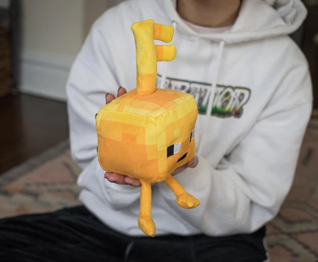 MINECRAFT DONJONS HAPPY Exploreur Séries Doré Clé Golem Peluche Jouet ...