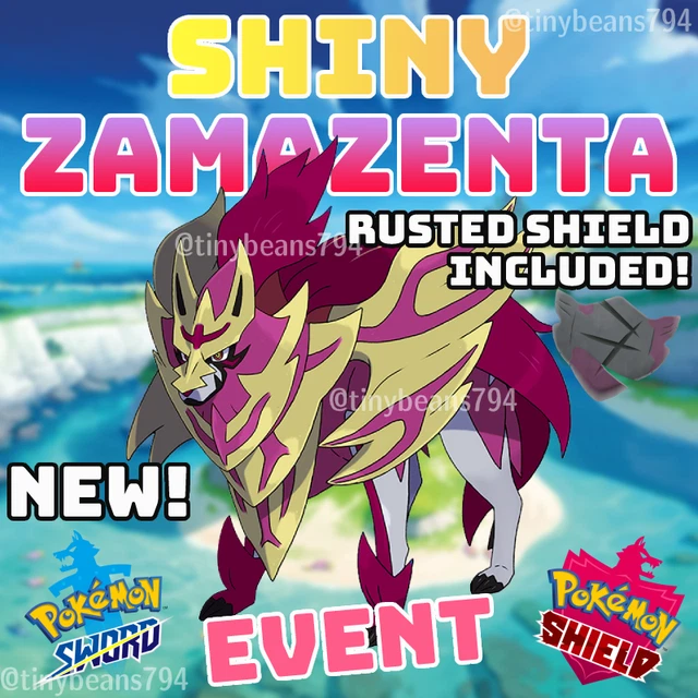 🔥SHINY ZAMAZENTA🔥RARE EVENT POKEMON🔥Pokemon Sword and Shield🔥 $4.00 ...