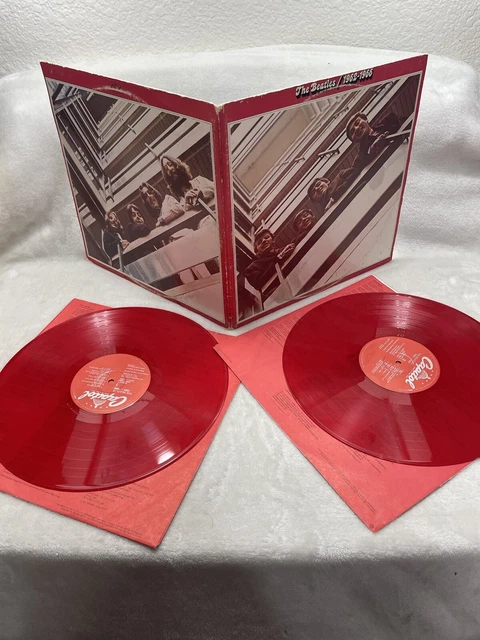THE BEATLES 1962-1966 Double Record Album Red Vinyl Limited Ed Shrink ...