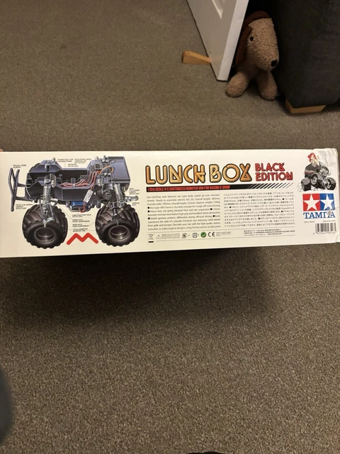 TAMIYA LUNCH BOX black edition 1:12 scale R/C customized monster van £ ...