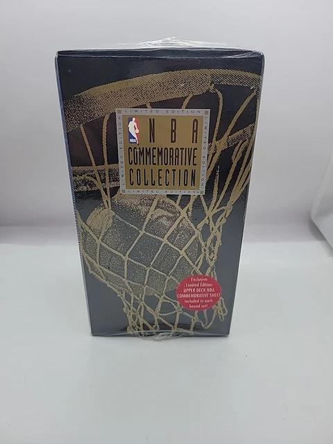 VINTAGE NBA COMMEMORATIVE Collection Limited Edition VHS 3 Tape Upper ...