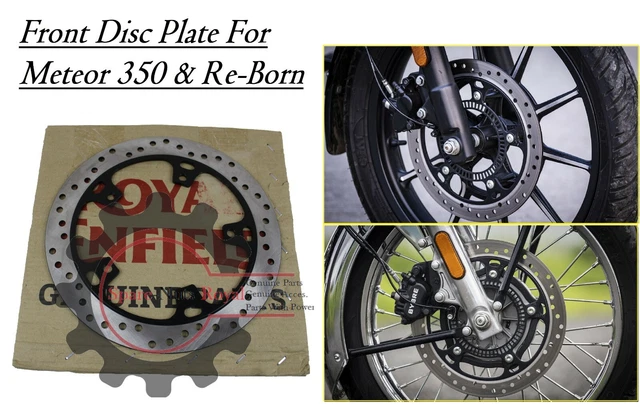 ROYAL ENFIELD &METEOR 350 & New Classic 350 REBORN" "Front Disc Plate ...