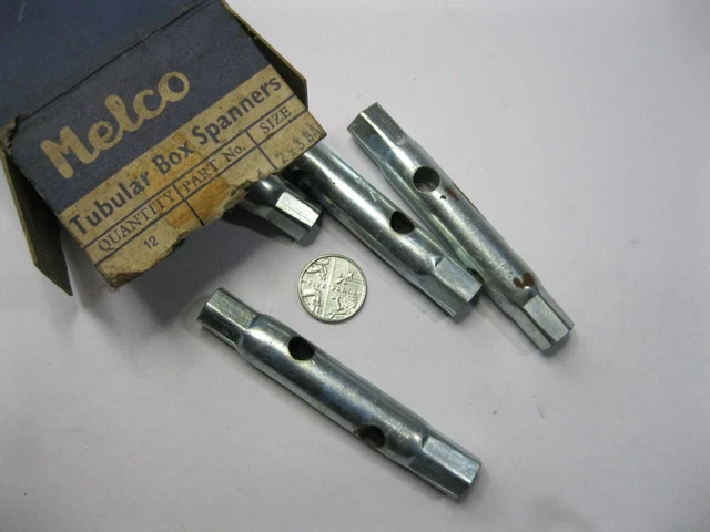 VINTAGE MELCO TUBULAR Box Spanner 2BA - 3BA x 3" Long Apollo £6.00 ...