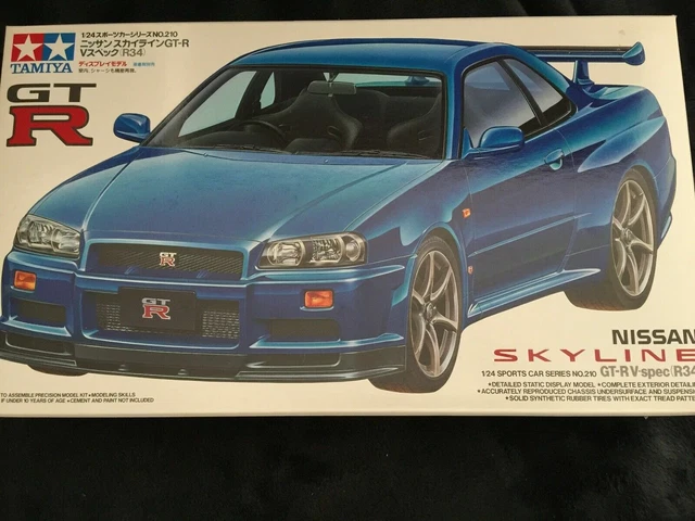 TAMIYA NISSAN SKYLINE GT-R 1/24th Scale model Kit £26.99 - PicClick UK