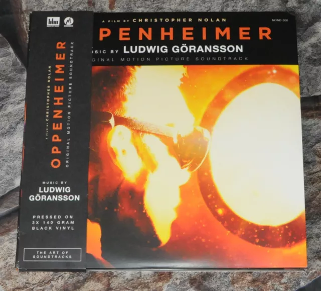 Oppenheimer Original Soundtrack Ludwig Goransson 3xlp Gatefold Vinyl Nm