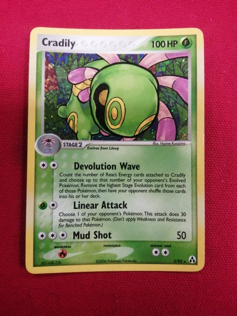 POKEMON CARD EX Legend Maker Cradily Holo Rare 3/92 EUR 6,98 - PicClick IT