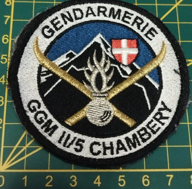 ECUSSON POLICE GENDARMERIE Patch Secours Montagne Pghm Peloton Cgm 11/5 ...