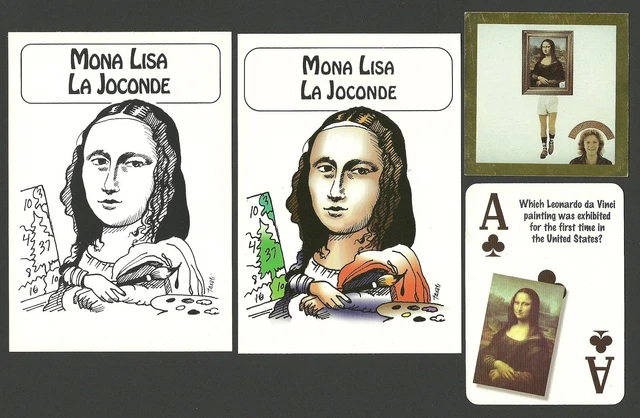 LEONARDO DA VINCI Italian Artist Painter Fab Card Collection A Mona ...
