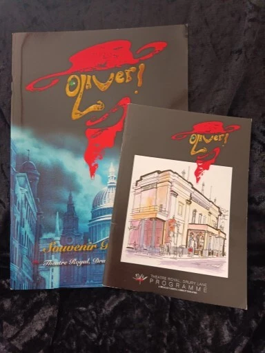 OLIVER! SOUVENIR BROCHURE & Programme Theatre Royal Jodie Prenger Rowan ...