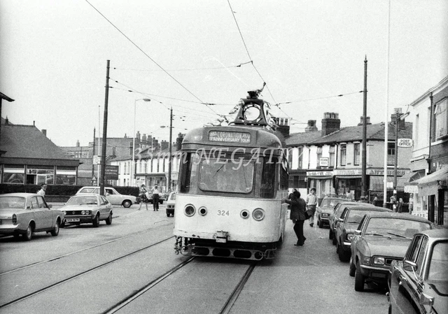 BLACKPOOL CORONATION TRAM 660 324 FLEETWOOD 1978X 35mm NEGATIVE ...