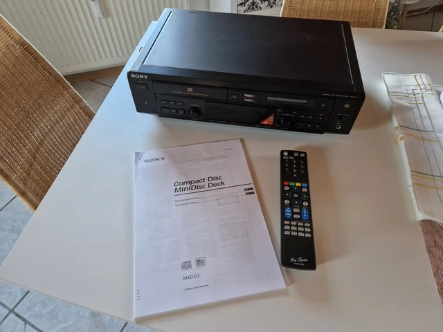 SONY MXD-D3 CD-PLAYER & MiniDisc Recorder mit Fernbedienung und ...