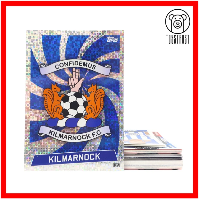 44 KILMARNOCK FOOTBALL Card & Sticker Bundle Topps Mixed Killie Cards ...