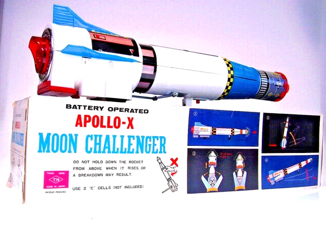 GSR ROBOT &APOLLO-X MOON CHALLENGER" T.N.NOMURA, 40cm, BO OK, likeNEW ...