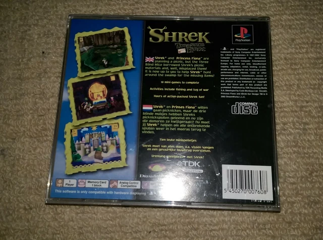 SHREK TREASURE HUNT - Rare Sony PS1 Game £4.99 - PicClick UK