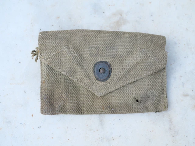 US ARMY - FIRST AID PACKET POUCH - sacoche pansement US terrain ...