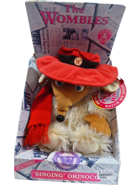THE WOMBLES - Singing Orinoco - Plush Toy - Animated - Golden Bear ...