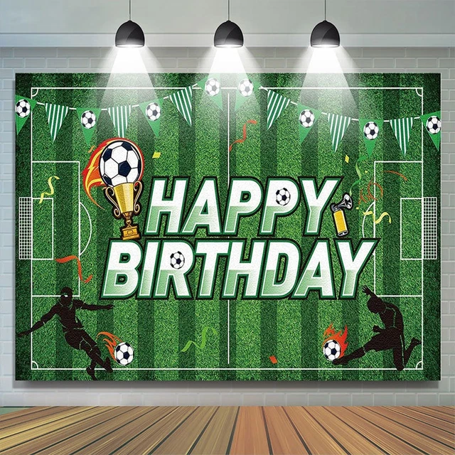SOCCER FOOTBALL THEME Boys Birthday Party Backdrop $36.09 - PicClick AU