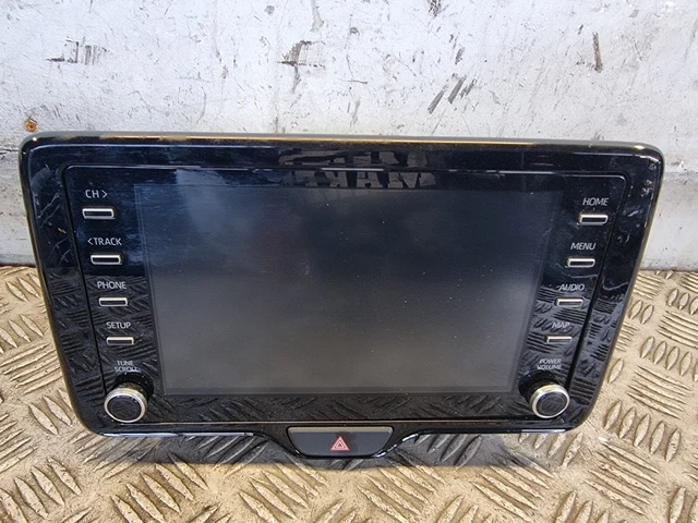 TOYOTA YARIS CROSS SAT Nav Head Unit 86140K0152 1.5L Auto Hybrid ...