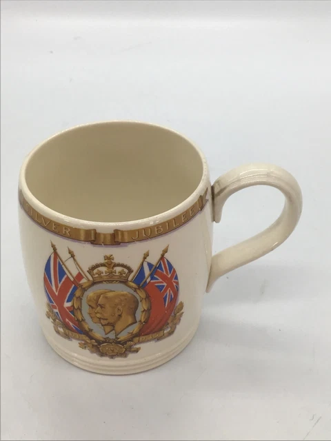 ANTIK 1910 - 1935 König George V Silber Jubiläum Königliche Familie ...