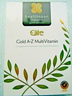 HEALTHSPAN ELITE GOLD A-Z MultiVitamins 120 TABLETS. £11.99 Expiry 08/ ...