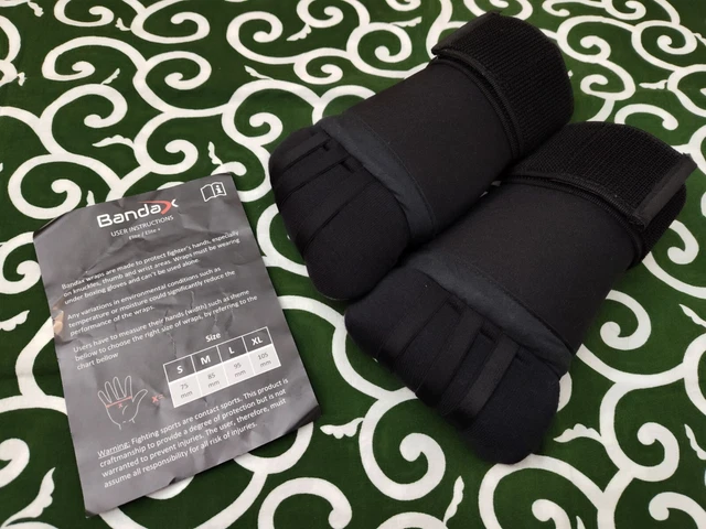 NEW BANDAX ELITE Boxing Quickwraps Foam Knuckle Guard Winning NG-2 ...