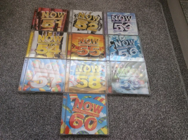 NOW THAT’S WHAT I Call Music 51,52,53,54,55,56,57,58,59,60 CD (USED) £ ...