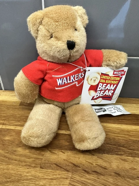 WALKERS CRISPS 50TH Anniversary Limited Edition Teddy Bear- Collectable ...