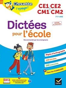 DICTÉES POUR LÉCOLE CE1/CE2/CM1/CM2 von Valle, Sophie | Buch | Zustand sehr gut EUR 5,43 ...