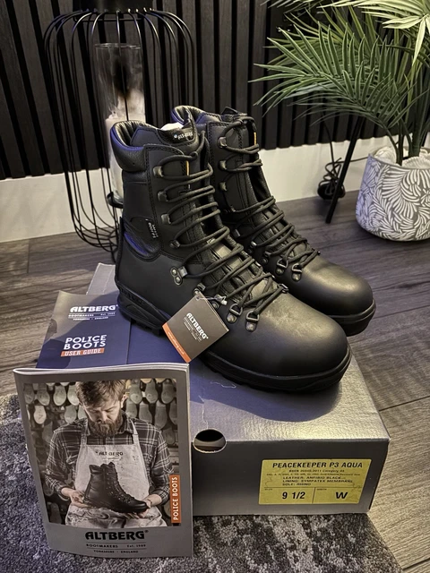 ALTBERG PEACEKEEPER P3 Aqua Safety Police Military Security Boots UK 9. ...