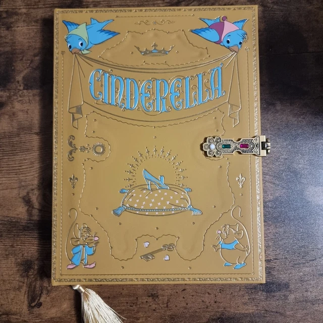 DISNEY STORE CINDERELLA A4 Storybook Replica Journal Notepad New ...