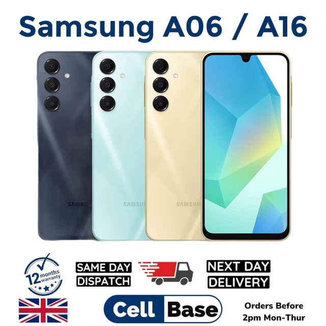 SAMSUNG GALAXY A06 / A16 64GB 128GB 256GB Unlocked All Colours BOXED £ ...