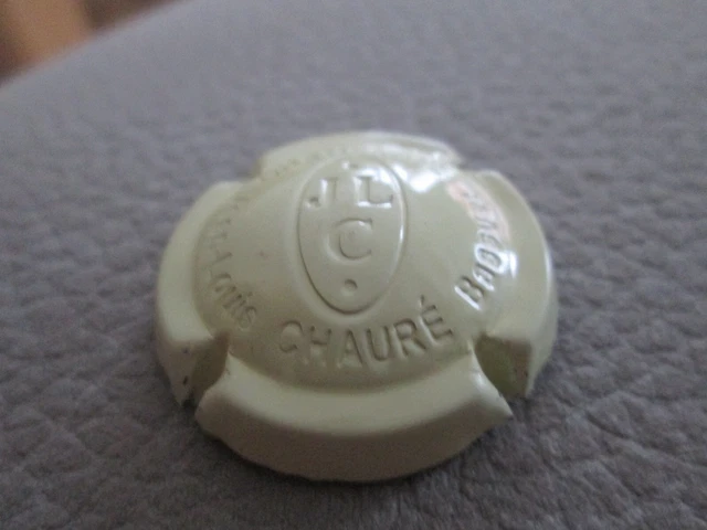 CAPSULE DE CHAMPAGNE JL CHAURE estampée crème EUR 1,00 - PicClick FR