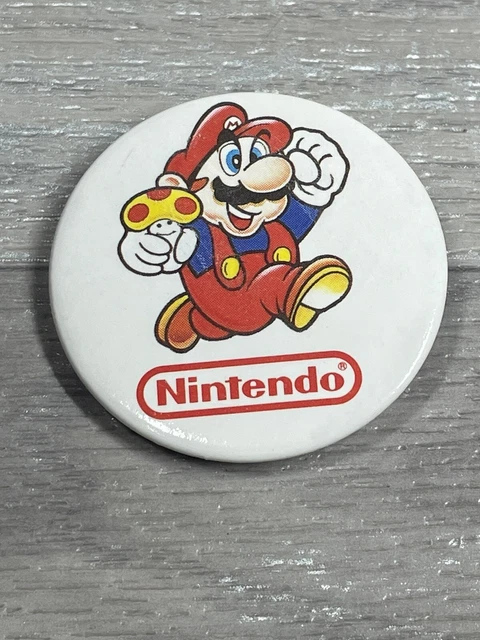 VINTAGE NINTENDO SUPER Mario Badge £8.84 - PicClick UK